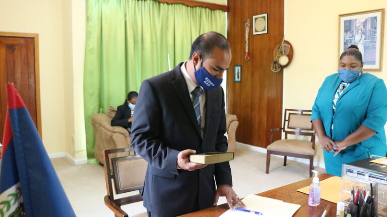 New Chairman Sworn-in for the Elections and Boundaries Commission ...