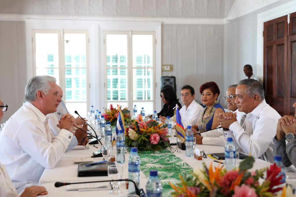 President of Cuba Makes Historic Visit to Belize – Government of Belize ...